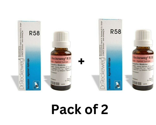 Pack of 2 Dr Reckeweg R58 Drops Germany Homeopathy Drops 22ml FREE ...