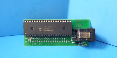 Mplab-ICD Header, AC 162051, Microchip, w/ PIC16F877-20/P, ICD/ICD2 ...