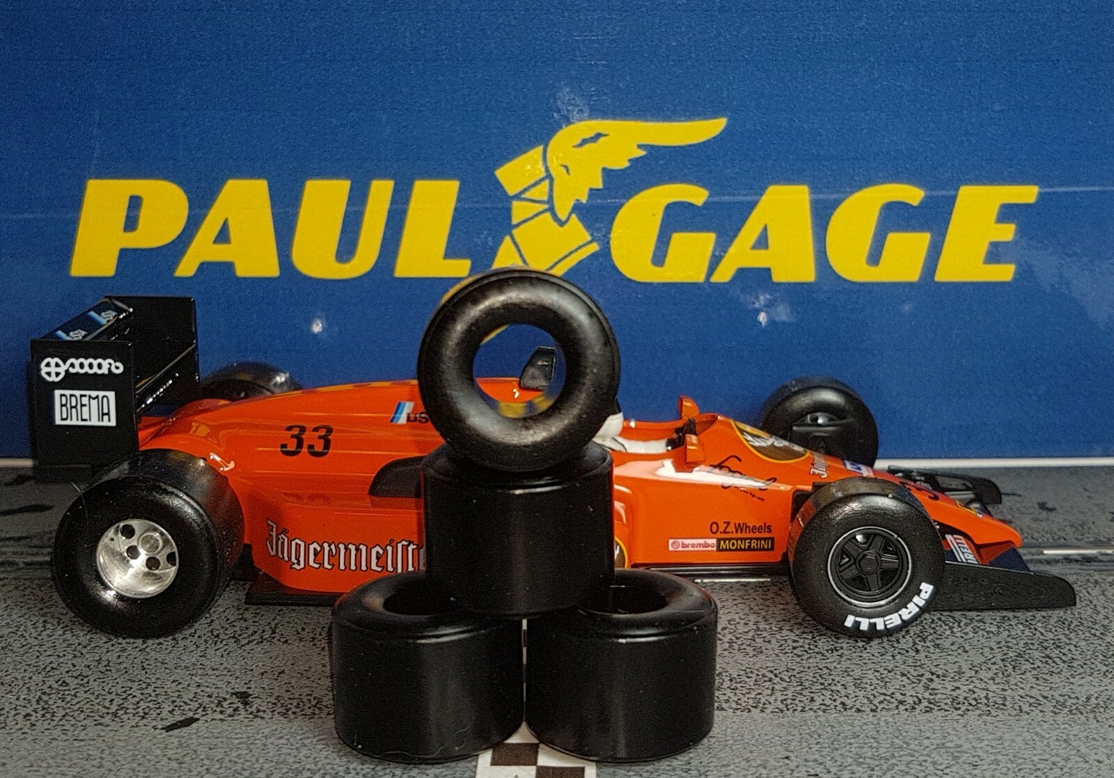 "XPG" URETHANE SLOT CAR TIRES 2pr 21x14 fit NSR 13x13 Wide Wheel #5022 ...