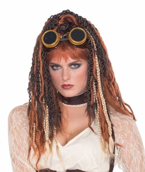 SteamPunk Cosplay Victorian Adult Womens Havoc Dreads Wig Costume, NEW ...
