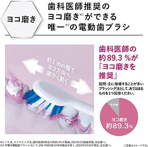 Panasonic Electric Dental Brush Doltz Entry Model White EW-DL58-W for ...