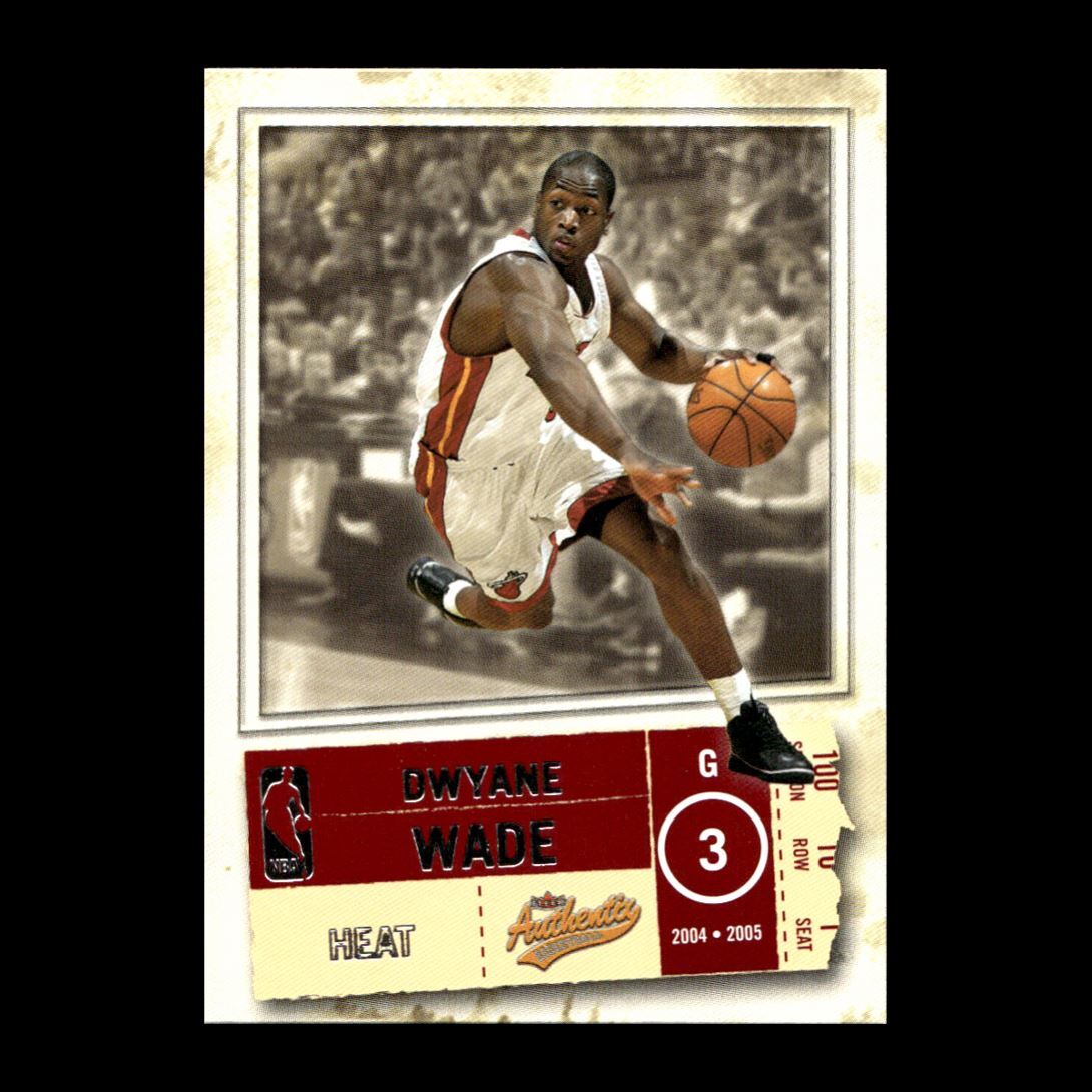 Dwyane Wade 2004-05 Fleer Authentix Miami Heat #78 R328D 98 | eBay