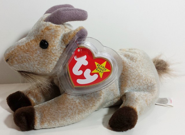 Ty Beanie Baby Goatee Goat Beanbag Plush Original Tag 1999 PE 4235 Gen ...