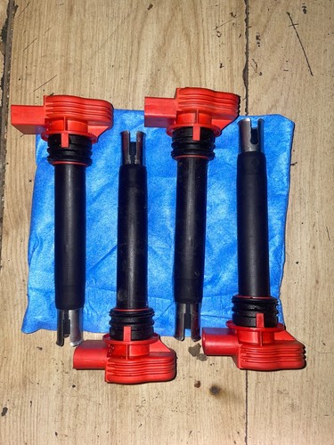 OEM Bosch Volkswagen Audi Porsche Red Top Ignition Coil Packs 4X ...