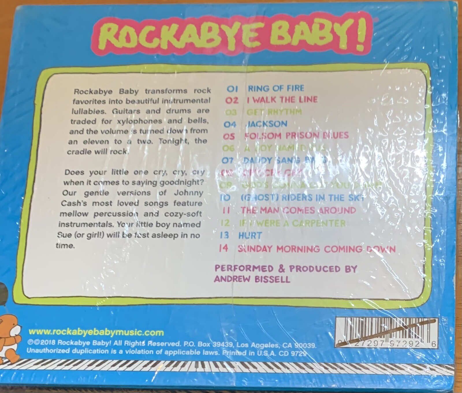 Lullaby Renditions of Johnny Cash by Rockabye Baby! (CD, 2018) for sale ...