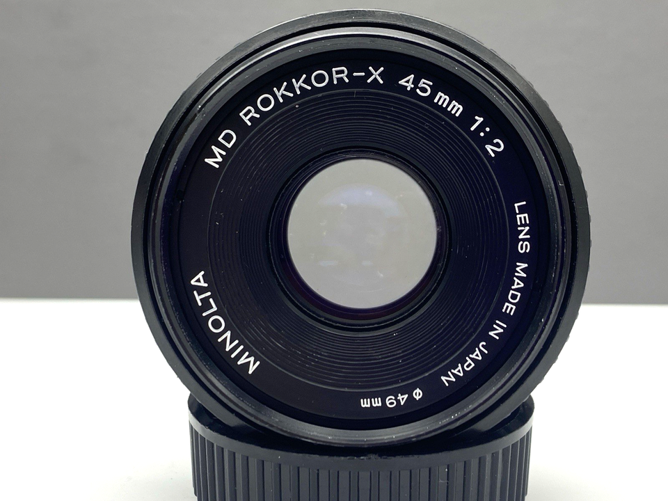 Minolta MD Rokkor-X 45mm f/2 Pancake Lens for Minolta MD; Fungus | eBay