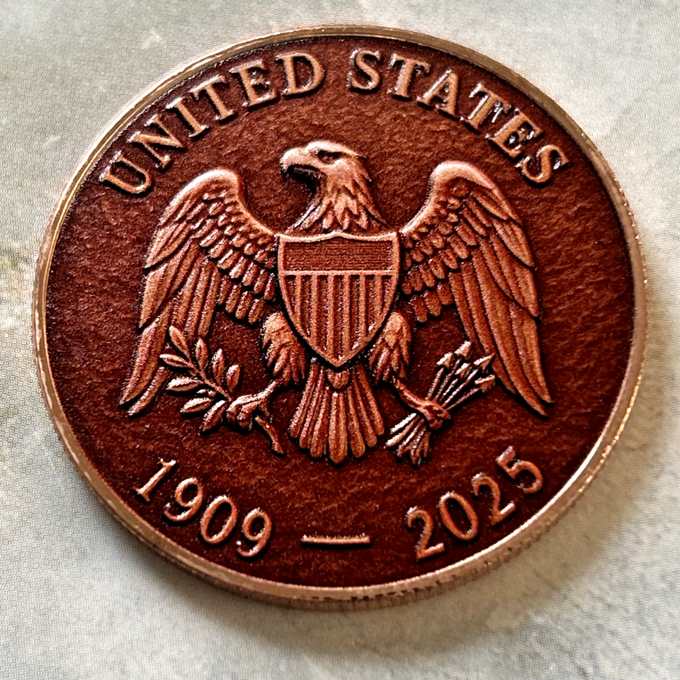 The Final Issue Cent 1909-2025 Philadelphia Penny Commemorative Coin ...