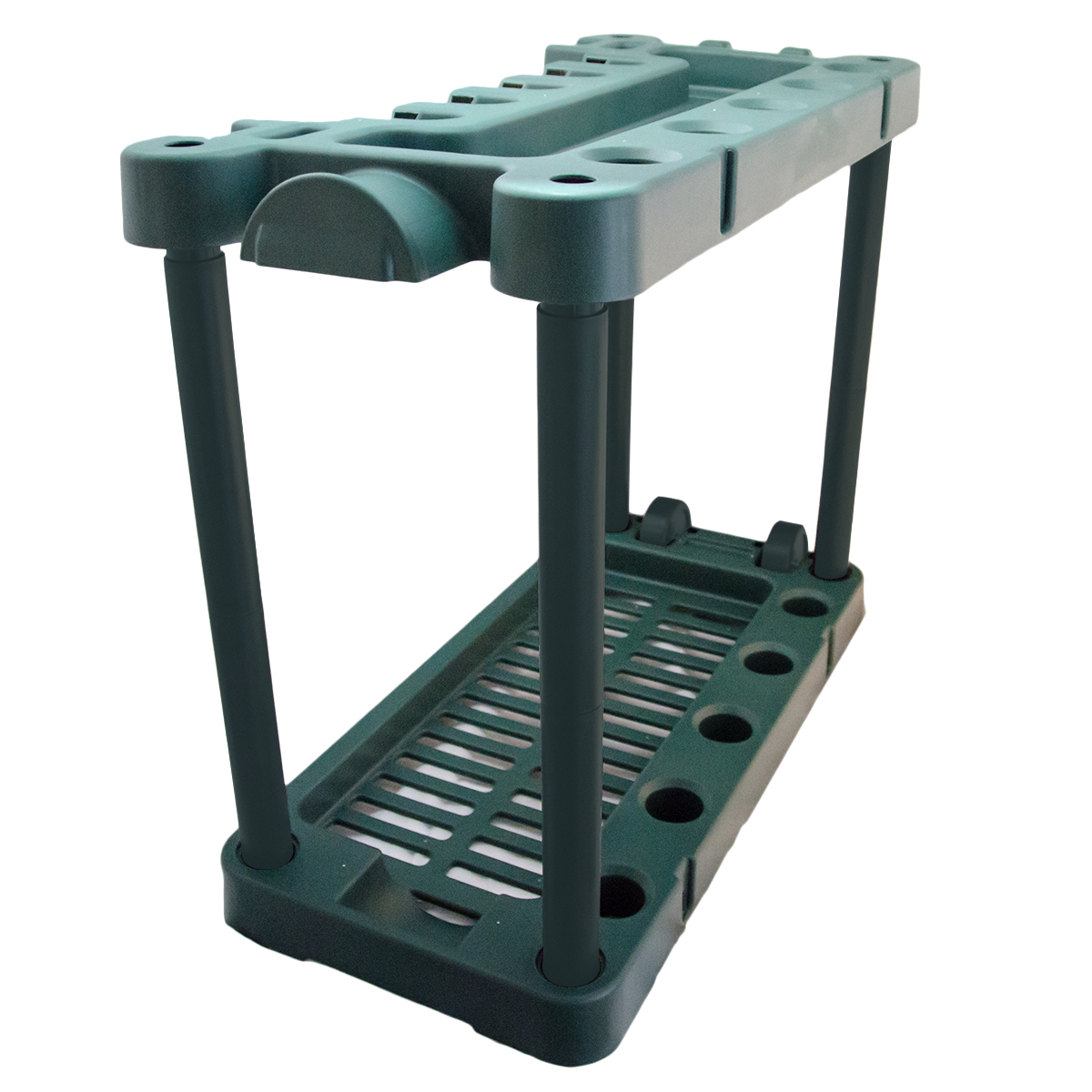 GARDEN TOOL RACK TROLLEY GARDENING EQUIPMENT STORAGE CADDY GARAGE ...