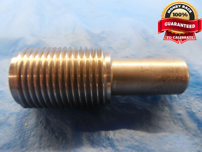 1" 12 UNJF 3A TRUNCATED SET THREAD PLUG GAGE 1.0 GO ONLY P.D. = .9459 ...