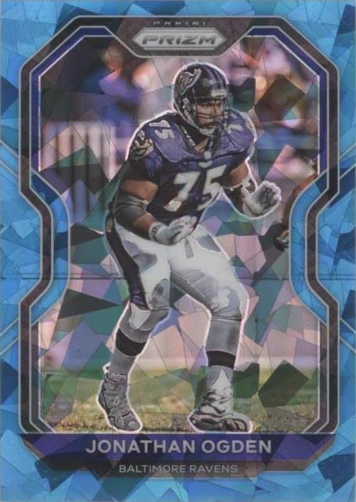 2020 Panini Prizm - Jonathan Ogden #45 Blue Ice Prizm /99 for sale online | eBay