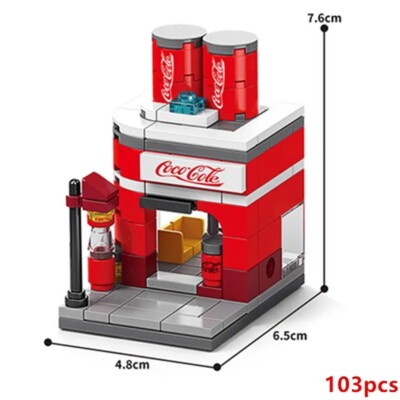 Sprite Pepsi Coca-Cola Drink Store Toy Mini Building MOC Construction ...