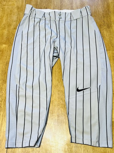 Nike Dri-FIT SDSU Women’s Softball Pants, Gray w/Black Pinstripes ...
