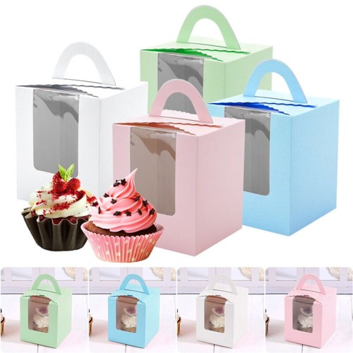 Brand New Pastry Inner Tray Packaging Transparent Window Cup Cake ...