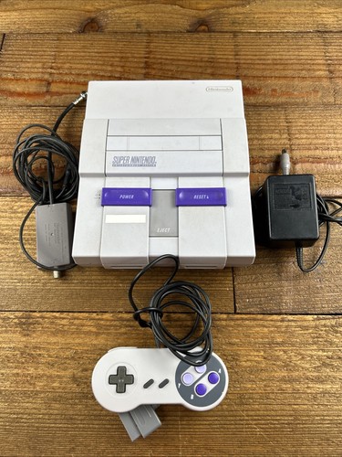 Super Nintendo SNES, Controller, AC Adapt, Cable Adaptor ALL TESTED ...