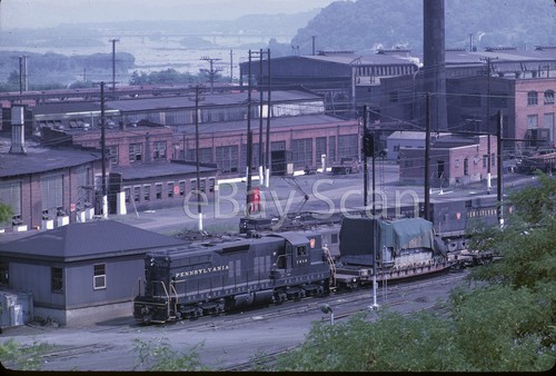 Original Slide - PRR SD9 7610 Enola PA in 1962 Pennsylvania RR | eBay.de
