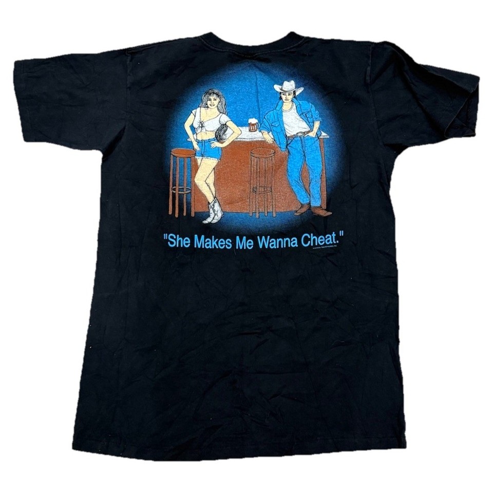 Vintage Tennessee River Gold James Ray Murphy Cartoon Country Music Tee ...