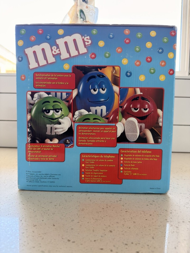 Vintage 1990s M&M's Animated Talking Character Phone NIB Sealed Red ...