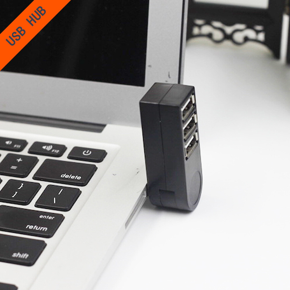 3Port Usb HUB 2.0 Splitter Adaptor PC Laptop High Speed Extension ...