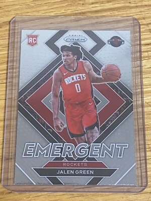 2021-22 Panini Prizm Emergent Jalen Green Rookie insert Card #15 ...