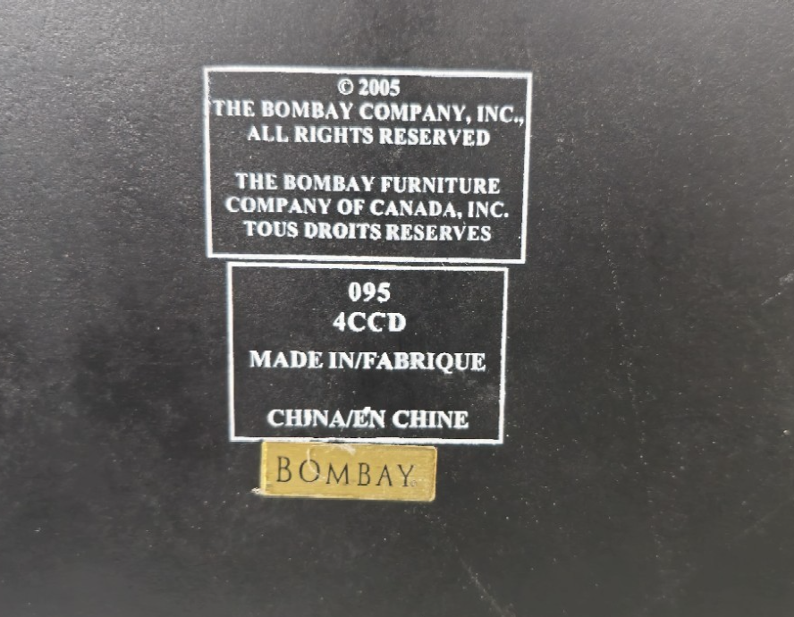 The BOMBAY Company Premium Large Wood Chess Checkers Box Set 2005 ...