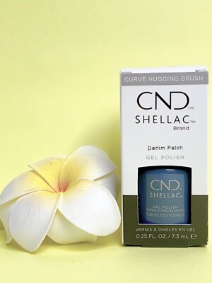 CND Shellac UV Gel Polish - Denim Patch 0.25oz | eBay