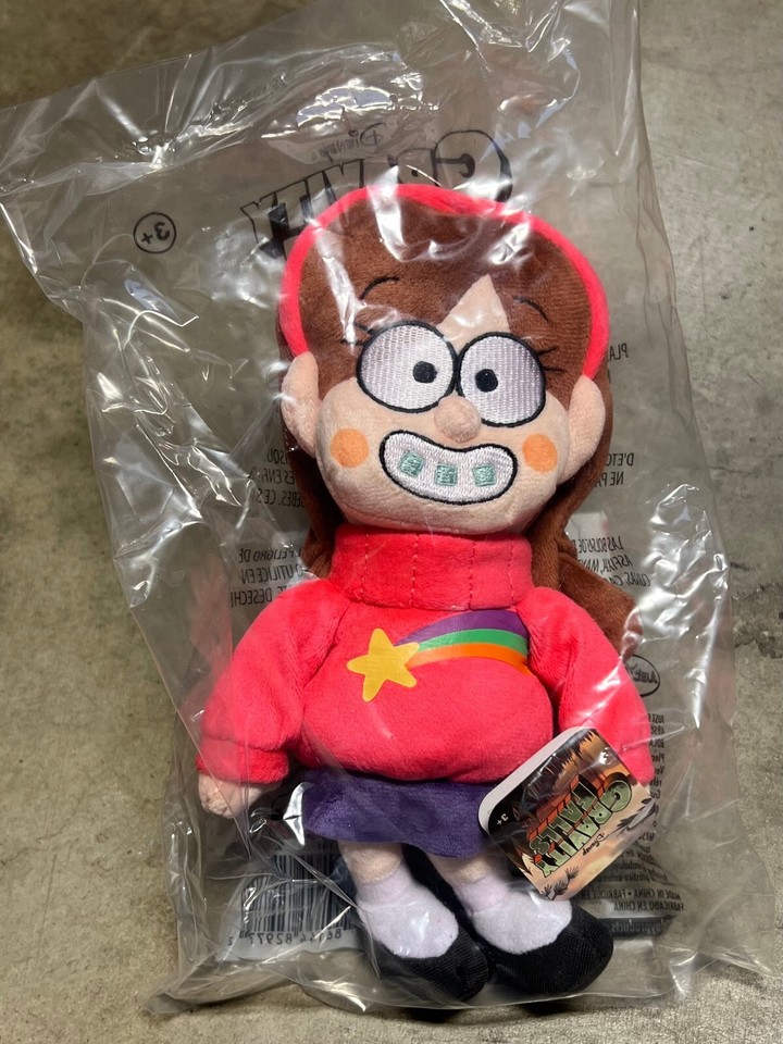 MABEL PINES GRAVITY FALLS 9" PLUSH COMIC CON EXCLUSIVE DISNEY BRAND NEW ...