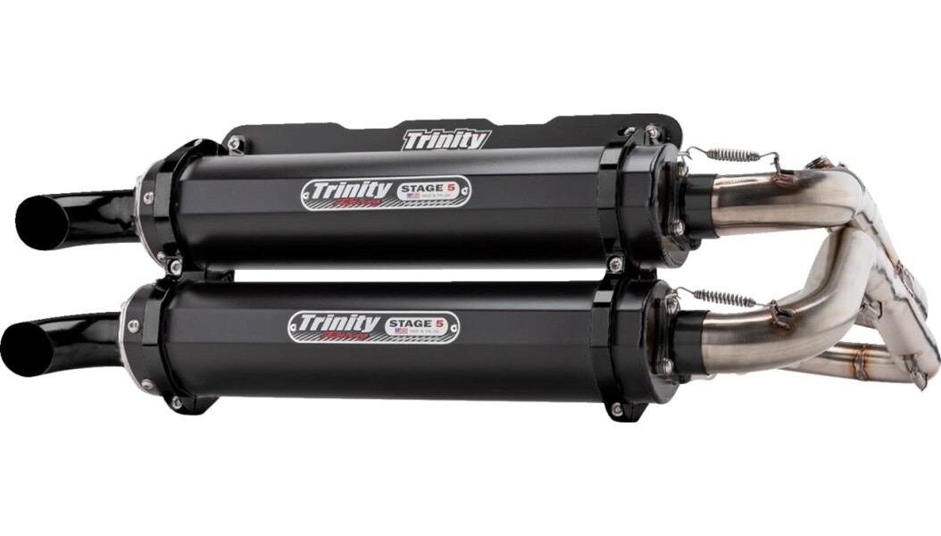 Trinity Racing - TR-4166D-C2 - Stage 5 Dual Exhaust System, Black for ...