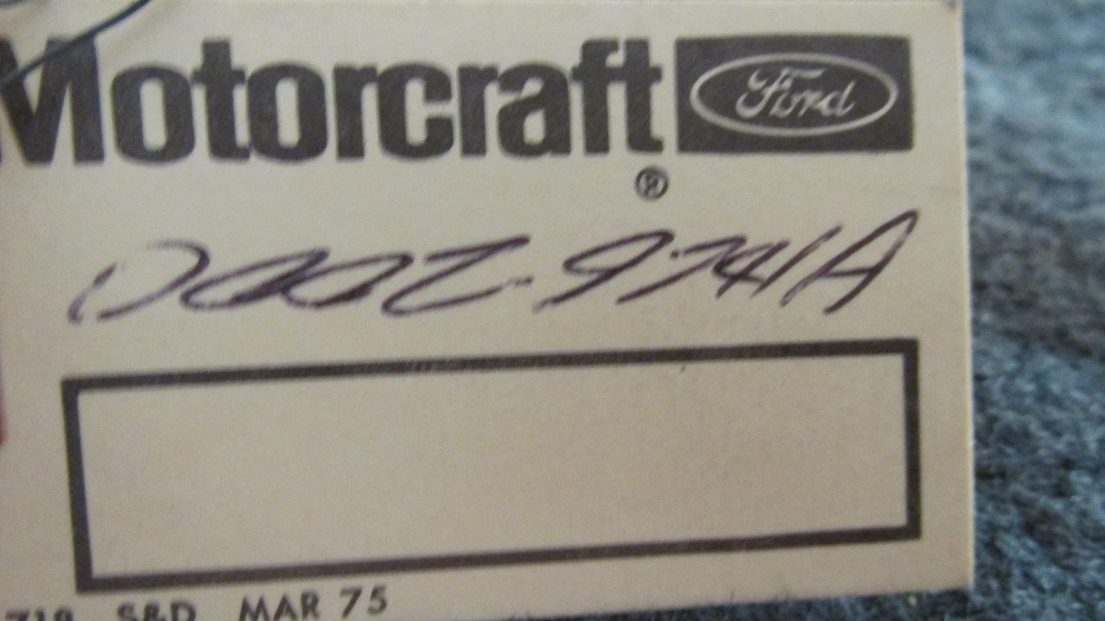 NOS 1970 FORD MUSTANG TORINO 351C 351W 2BBL H CODE THROTTLE CABLE ...