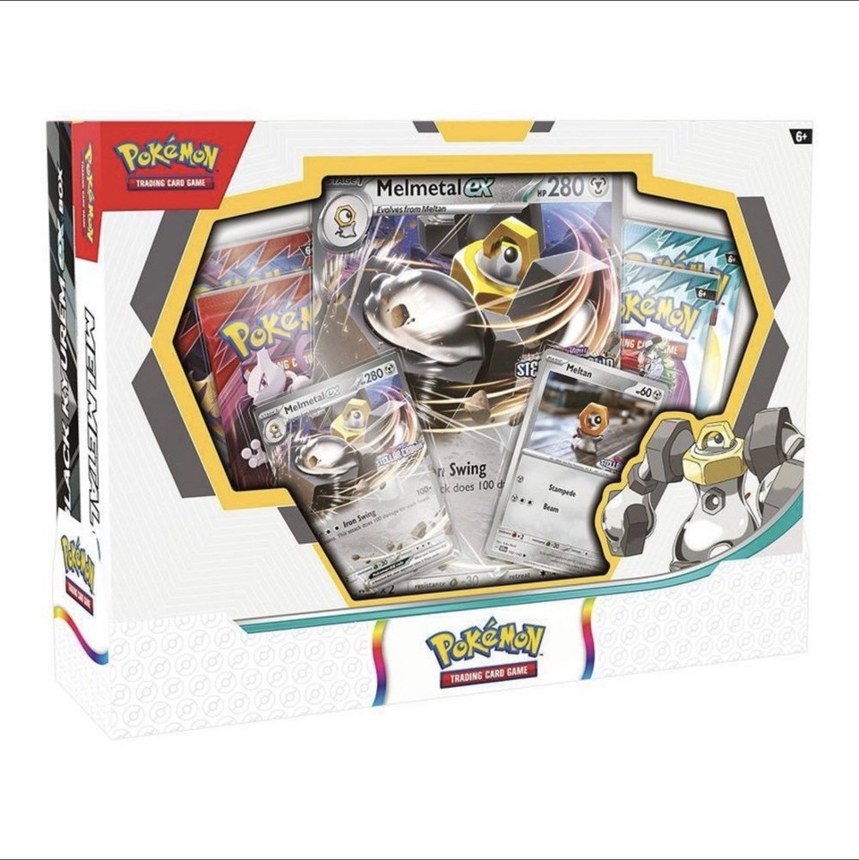 Pokemon TCG BLACK KYUREM EX & MELMETAL EX Premium Collection Box | eBay