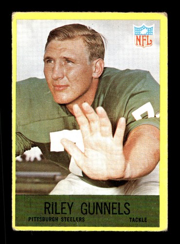1967 Philadelphia #150 Riley Gunnels Pittsburgh Steelers | eBay