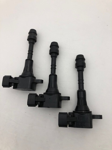 Set of 3 Nissan Ignition Coils Hanshin OEM AIC-3102G 22448 8J115 | eBay