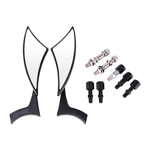 Motorcycle Rear View Side Mirrors For Honda Shadow VT 750 1100 VTX 1300 ...