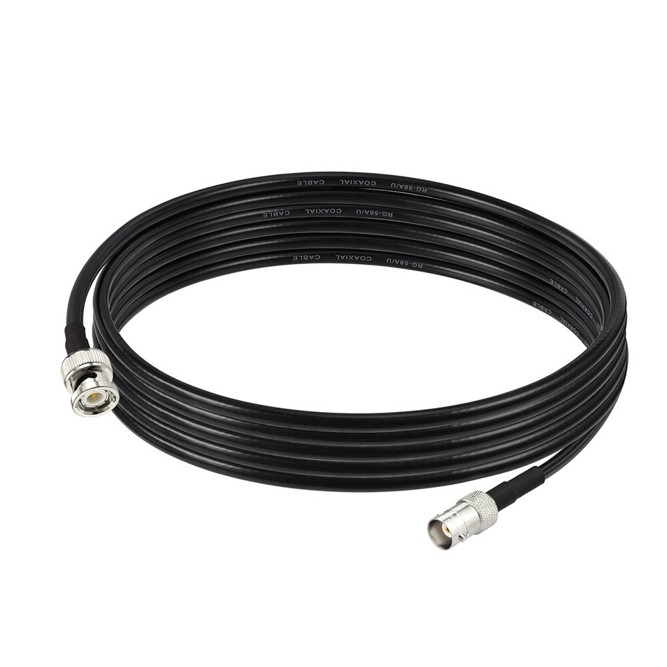 BNC MALE to BNC FEMALE Inline PIGTAIL FLY LEAD EXTENSION CABLE RG58 ...