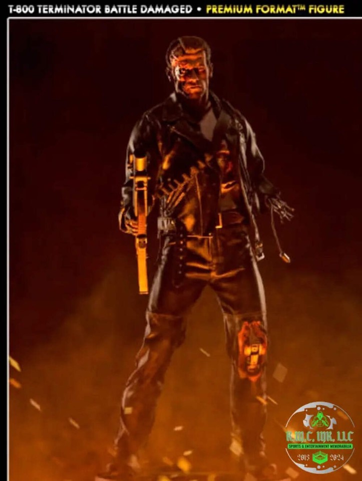 *ARNOLD SCHWARZENEGGER SIGNED AUTOGRAPHED T-800 TERMINATOR BATTLE ...