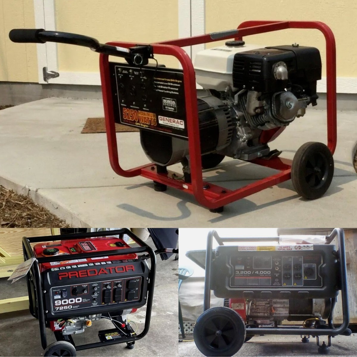 Coleman 5000 Generator Wheel Kit Coleman Lightfastness Powermate 6250