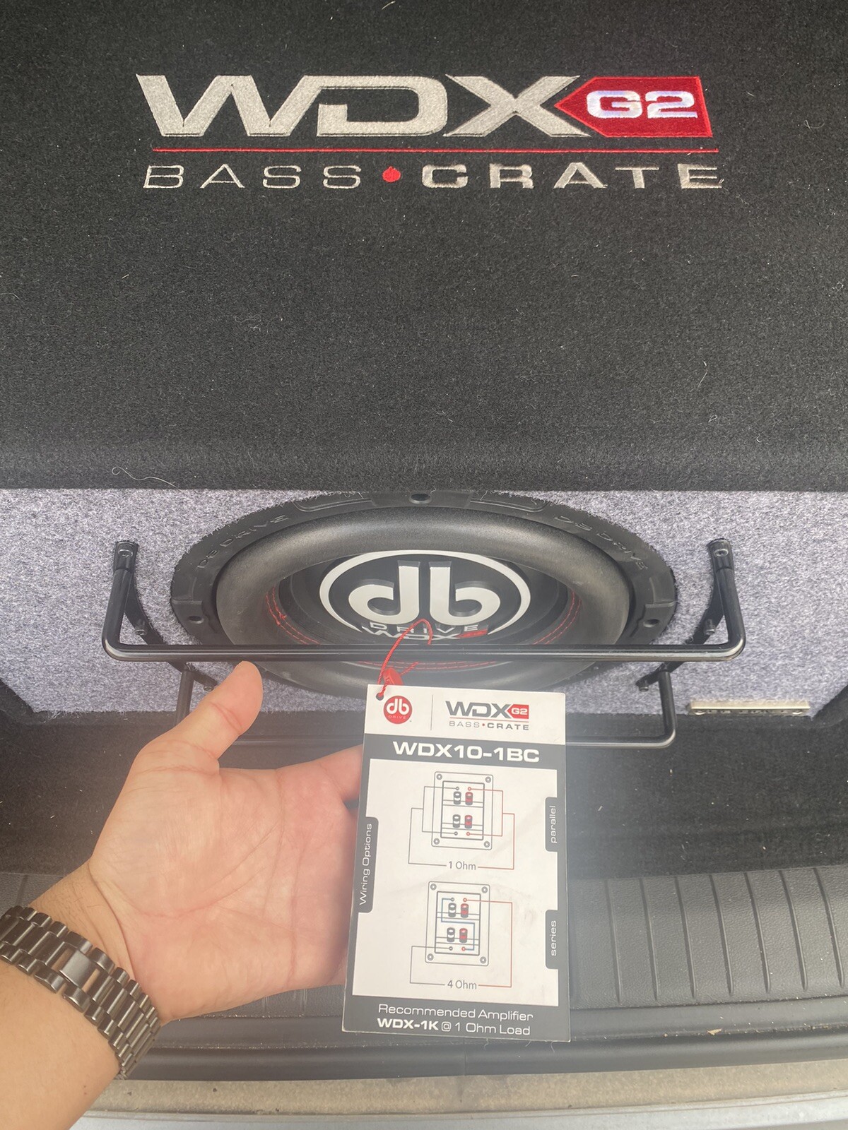 DB drive Bass Crate subwoofer WDX 10-1BC | eBay