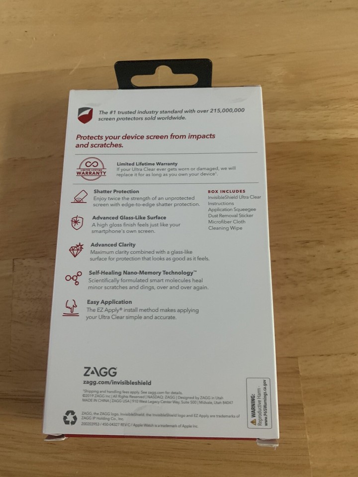 ZAGG - InvisibleShield Ultra Clear+ Advanced Scratch & Shatter Screen ...