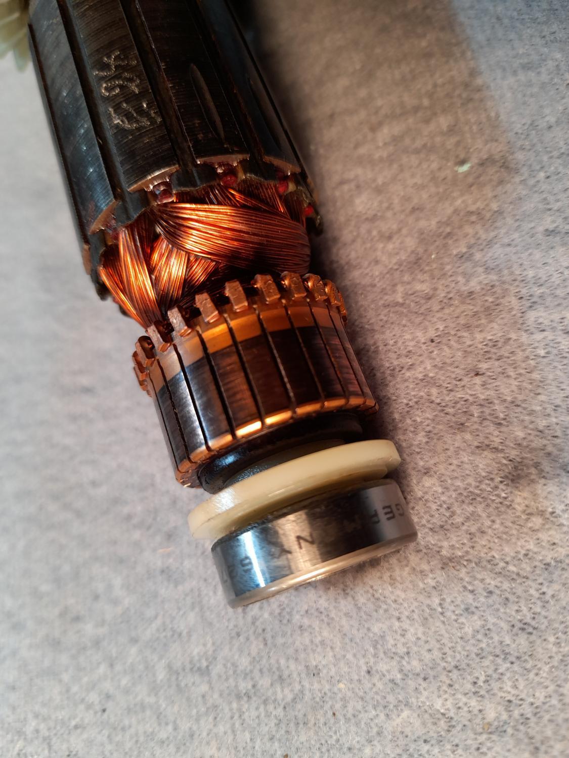 4260 AEG Bohrmaschine SB2E 451 RL Anker Rotor mit Lüfter und Lager ...