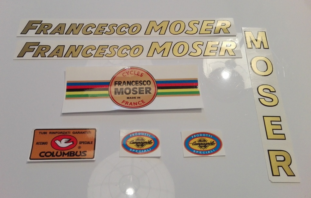 Francesco Moser stickers autocollants decals graphics adesivi aufkleber ...