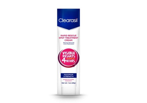 Clearasil Benzoyl Peroxide Rapid Rescue Spot Treatment Acne Cream, 1 fl ...