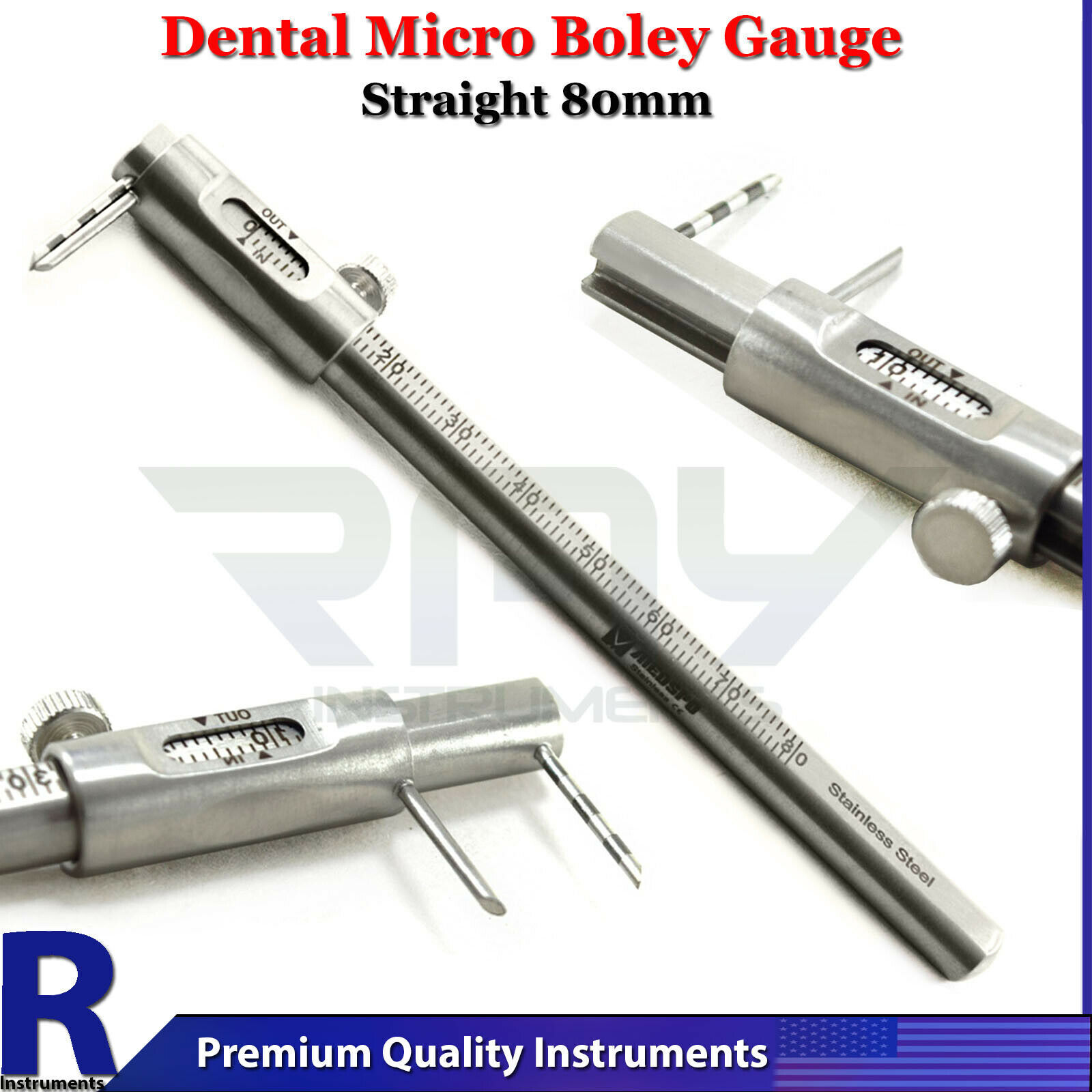 Dental Implant Teeth Size Measure Micro Boley Gauge Restorative VDO ...