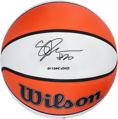 Sabrina Ionescu Liberty Signed Wilson Authentic Series Basketball w/GM ...