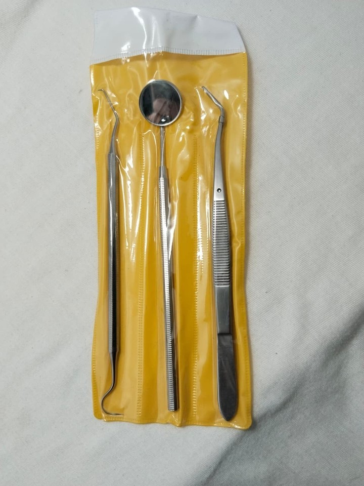 5X Professional Dental Oral Kit -Scaler Probe Pick Mirror-Dentist Tool ...