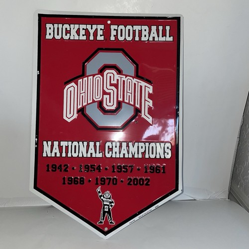 Ohio State Buckeyes Sign / Ohio College Signs Buckeye Man Cave Garage ...