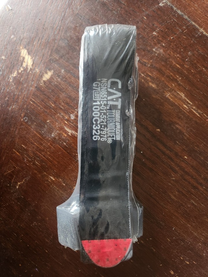 Combat Application Tourniquet NAR CAT Gen 7 Black with Red Tip for IFAK ...