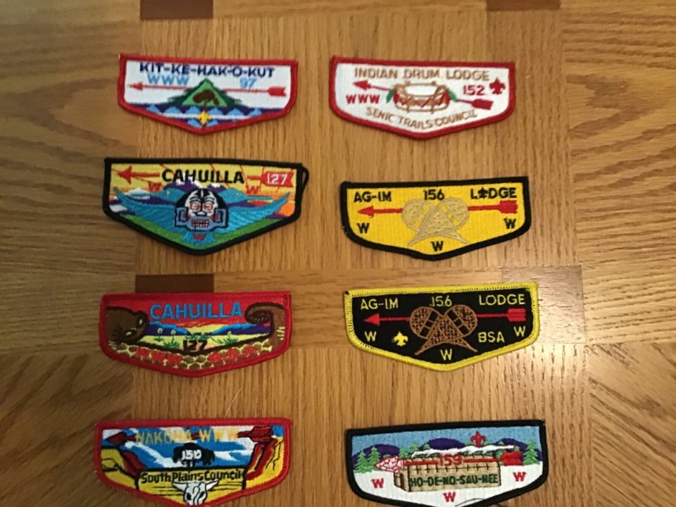 Boy Scouts of America Order of the Arrow Pocket Patches - 84 in all | eBay