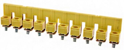 Weidmuller W-SERIES TERMINAL BLOCK CROSS CONNECTOR 10mm² 63A 10-Poles ...