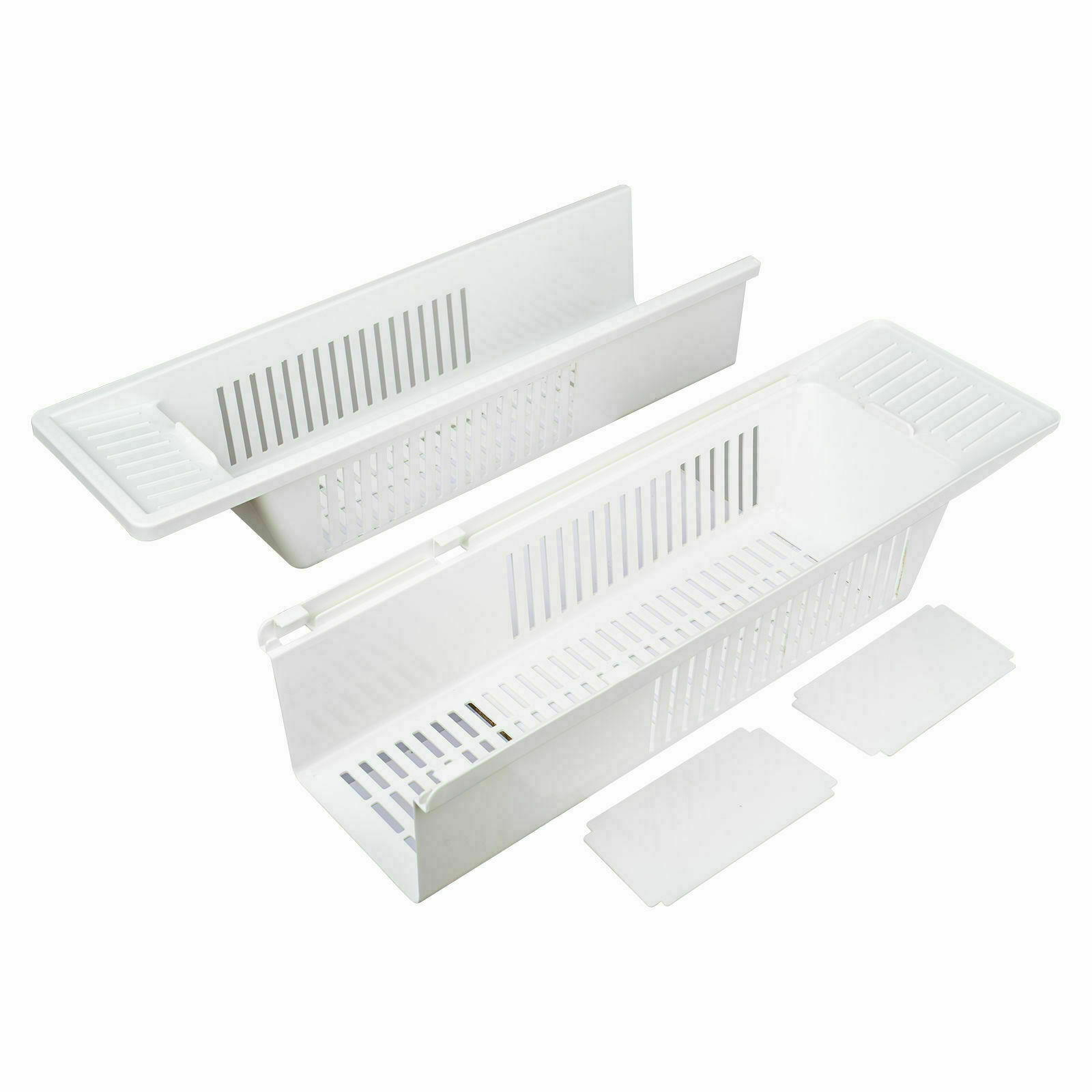 EXTENDABLE LUXURY OVER BATHTUB TRAY RACK DEEP BATH CADDY STORAGE ...