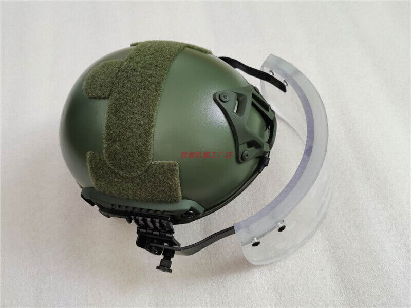 US Stock! Fast MICH Helmet Bulletproof Face Shield NIJ IIIA Ballistic ...