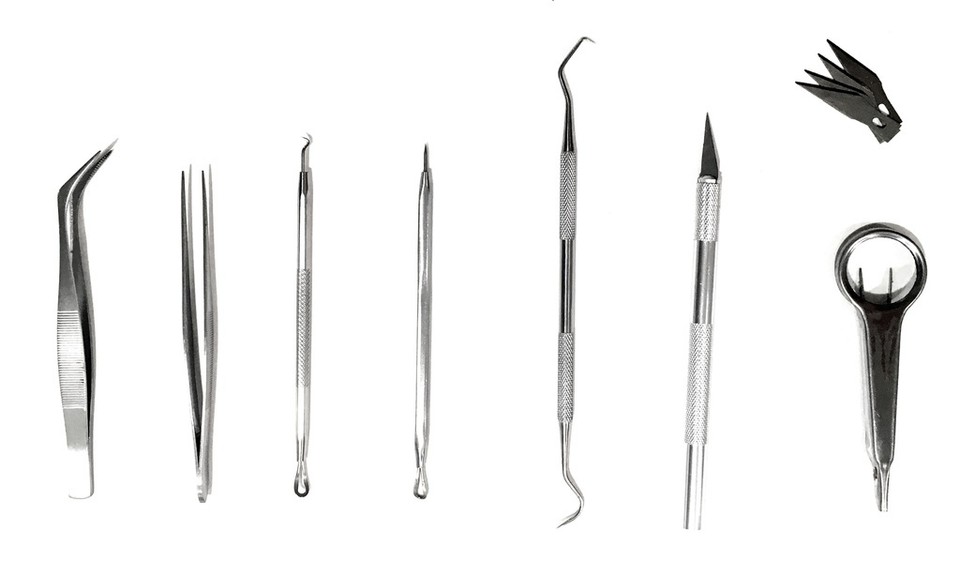 Vinyl Weeding Pick Tools 8 pc Stainless Steel Prof Sign kit Free 3M ...